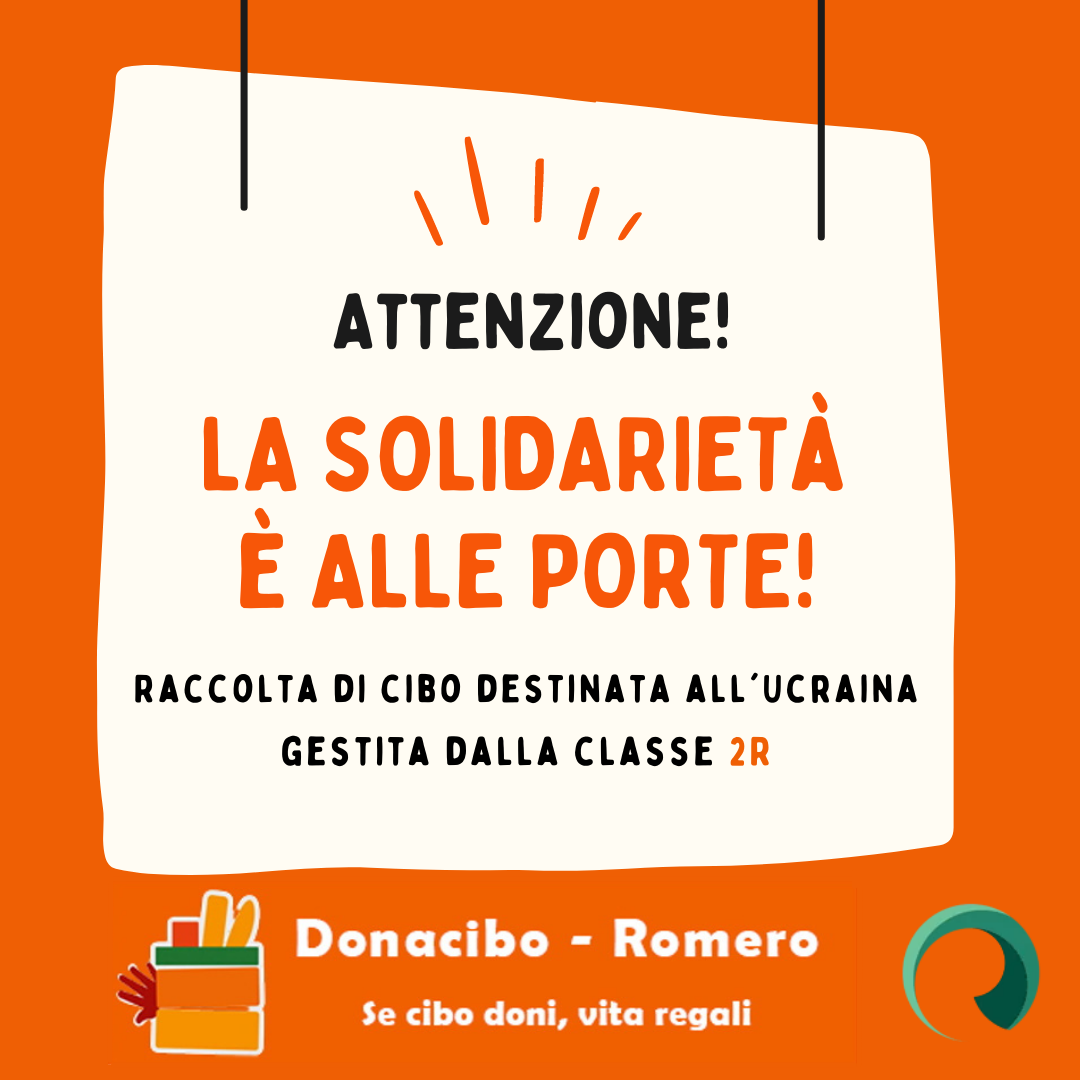Donare fa bene al cuore: Donacibo – Romero 2022 – Sito scolastico Isis ...
